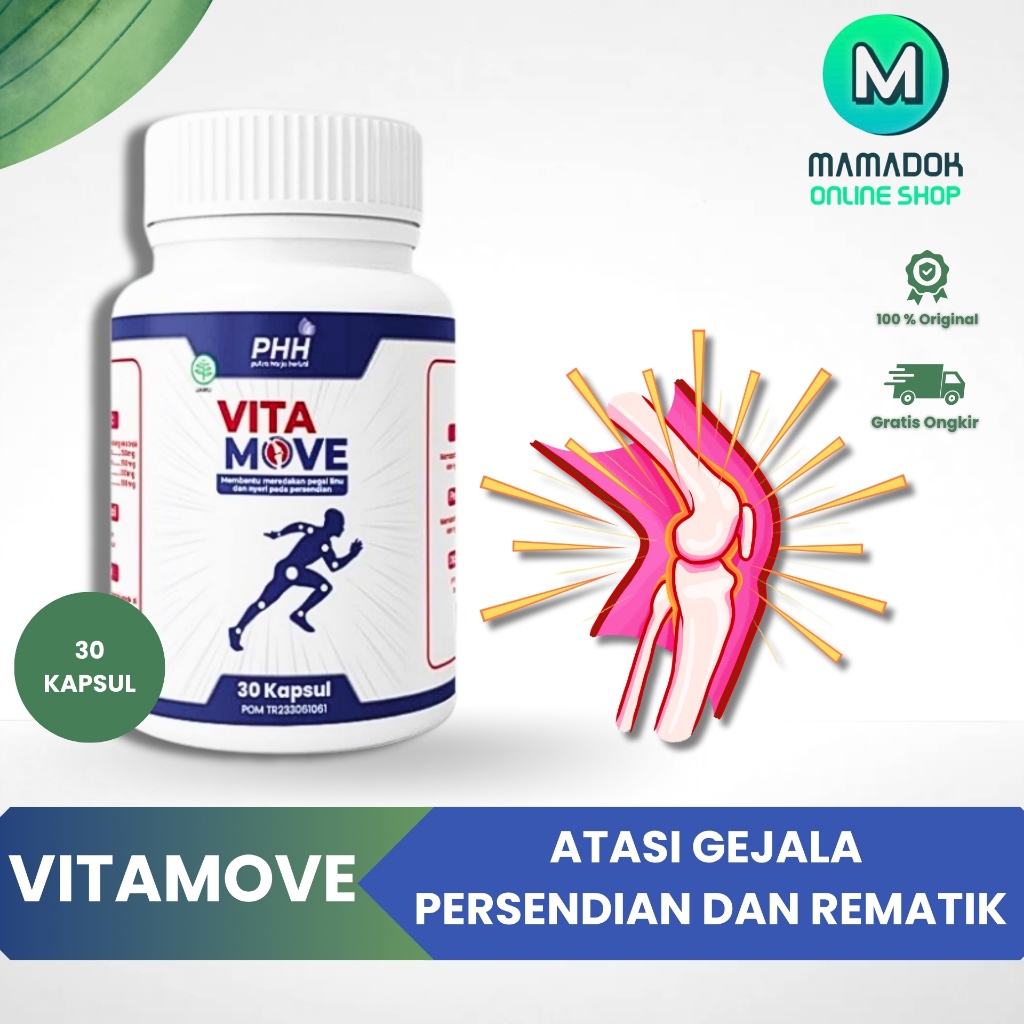 Jual VItamove Kapsul Herbal Obat Rematik Saraf Kejepit dan Peradangan ...