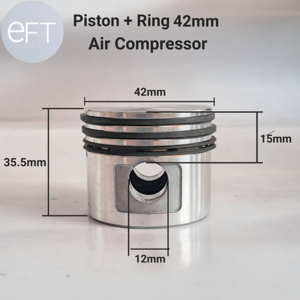 Jual Piston kompresor angin 42mm dan ring piston | Shopee Indonesia