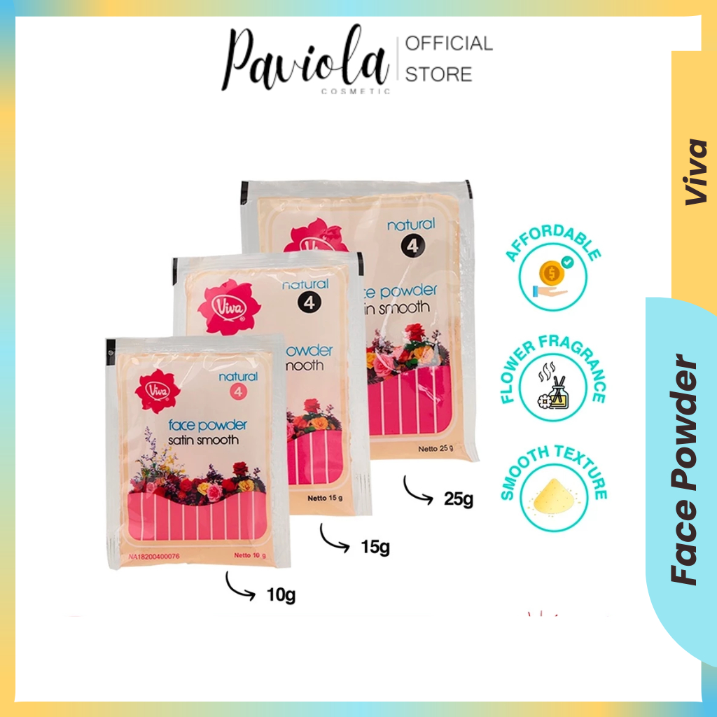 Jual Viva Bedak Zak Refill - Face Powder Satin Smooth Zak Sachet Refill ...