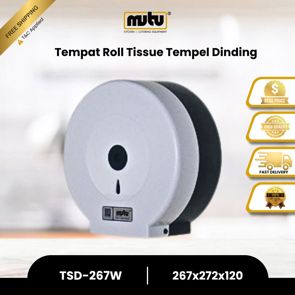 Jual Tempat Tissue Tempel Dinding Dapur Kamar Mandi Bulat Roll Tissue ...