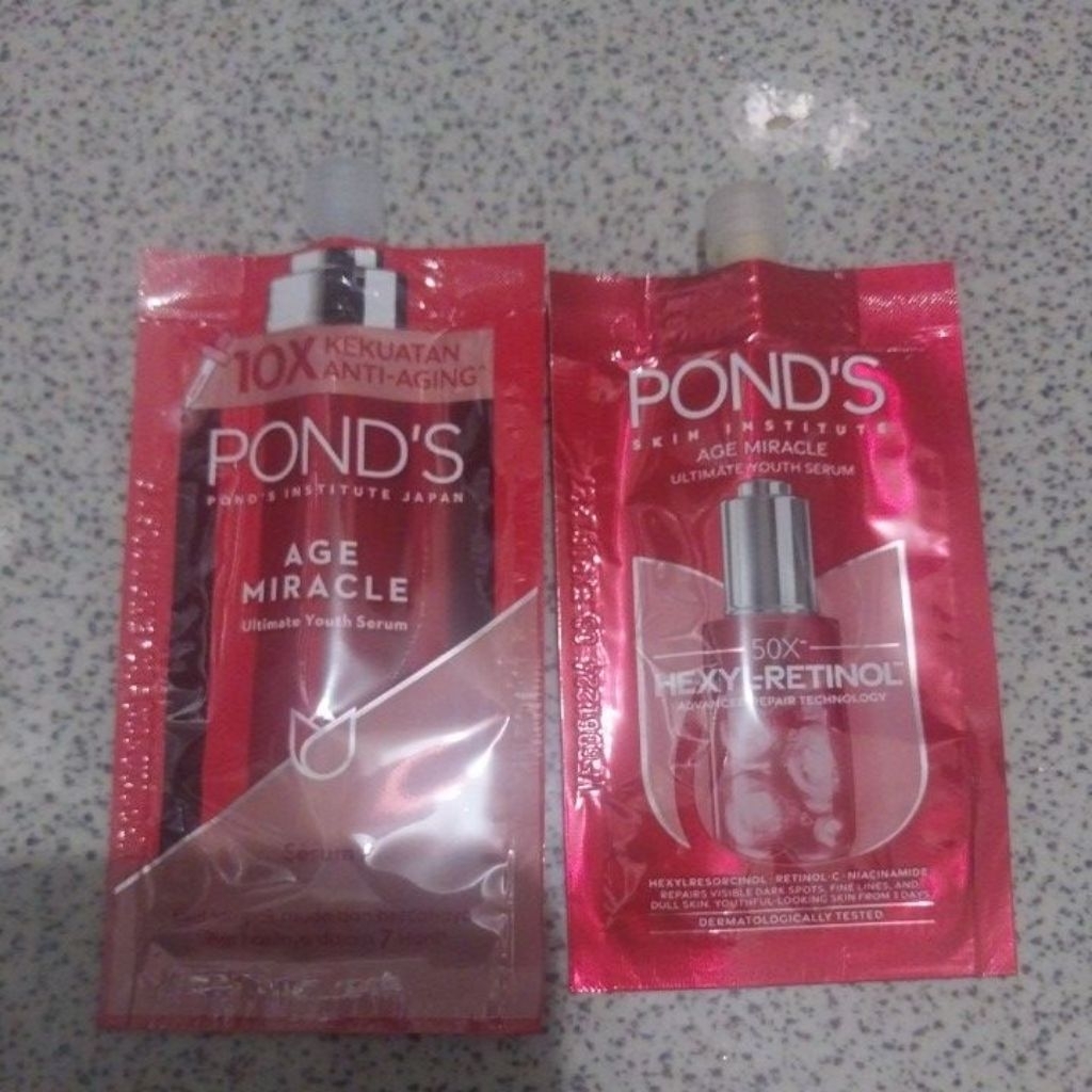 Jual ponds age miracle ultimate youth serum 7 g kemasan baru/kemasan ...
