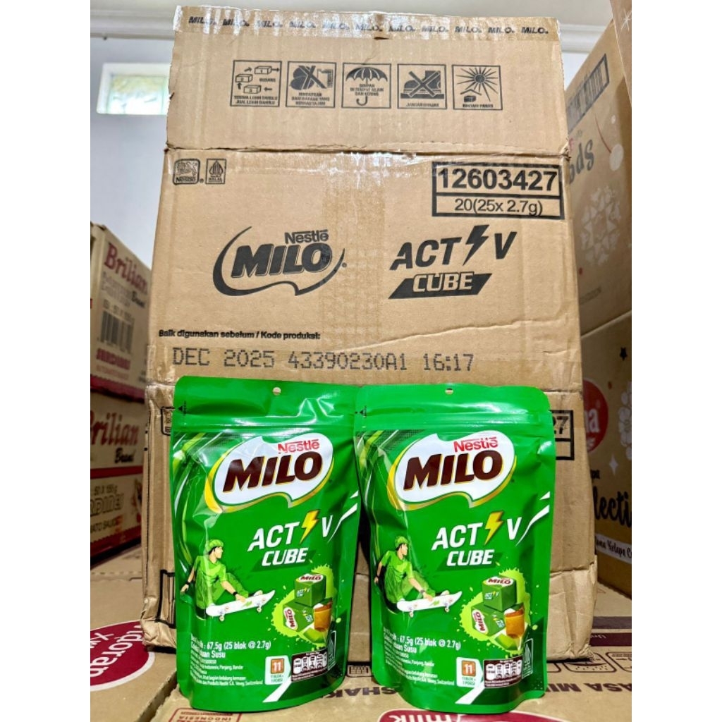 Jual MILO CUBE POUCH ISI 25 PCS | Shopee Indonesia