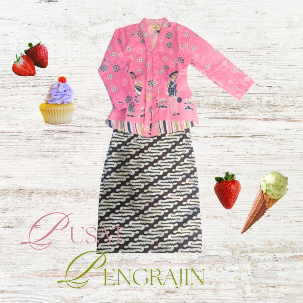Jual Setelan Kebaya Mbok Jamu Anak | Shopee Indonesia