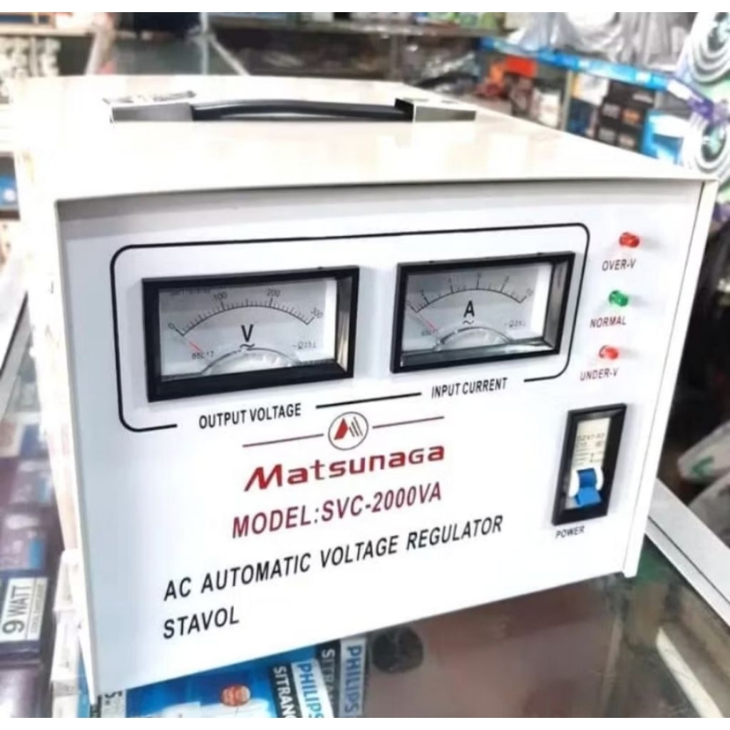 Jual Stavol matsunaga 2000 VA stabilizer 2000 watt | Shopee Indonesia