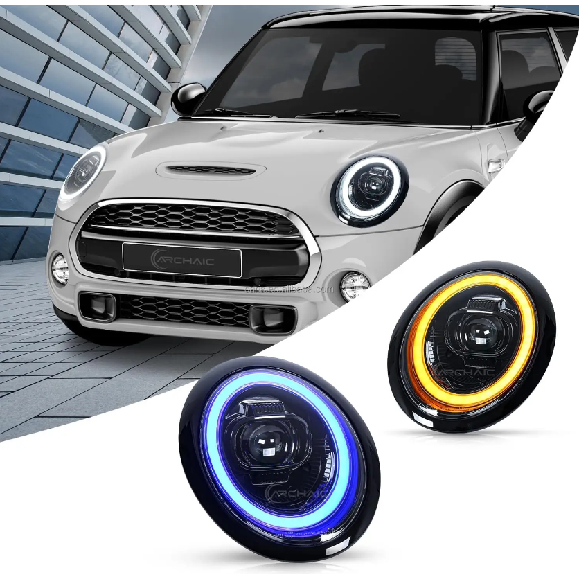 Jual Archaic LED Headlight for 1th Gen Mini Cooper 2001 - 2007 R50 R52 ...