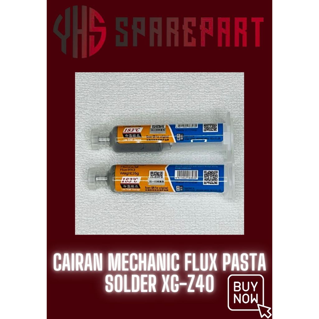 Jual TOOL TIMAH CAIR MECHANIC / PASTA SOLDER MECHANIC XG-Z40 35G BEST ...