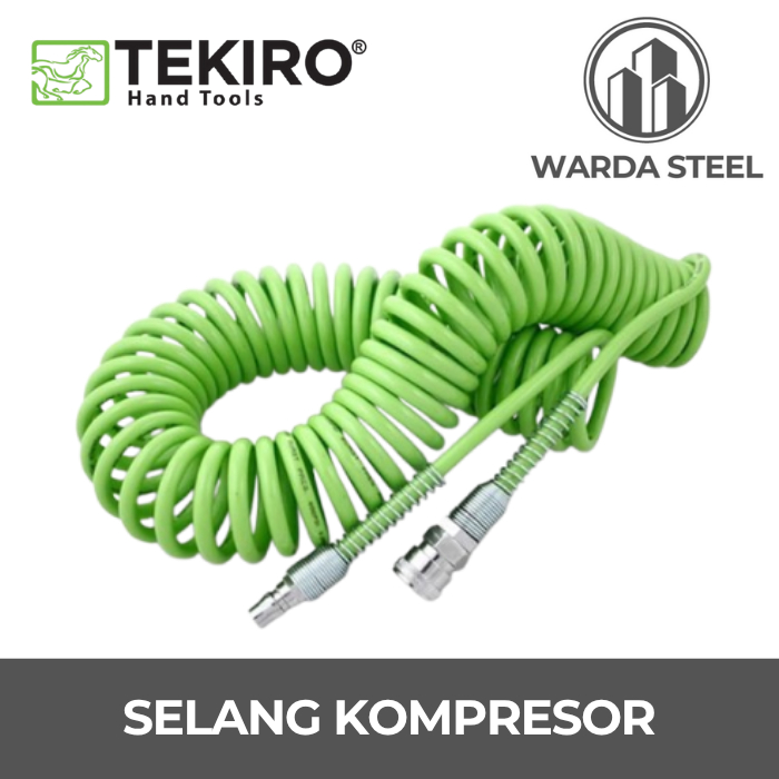 Jual Selang Angin Kompresor Tekiro - Spiral Recoil Hose Compressor ...