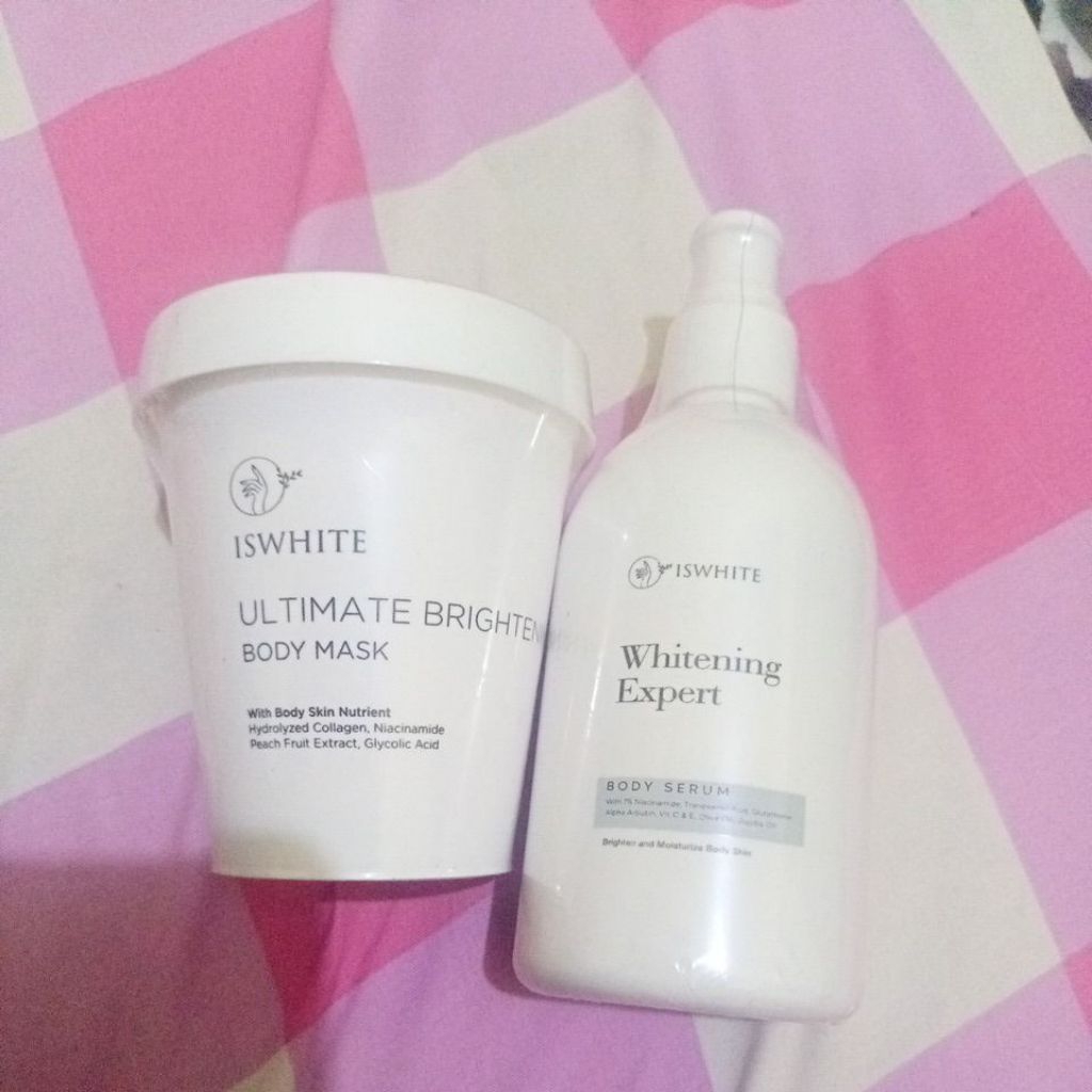 Jual Iswhite Body Serum - Iswhite Body Mask | Shopee Indonesia