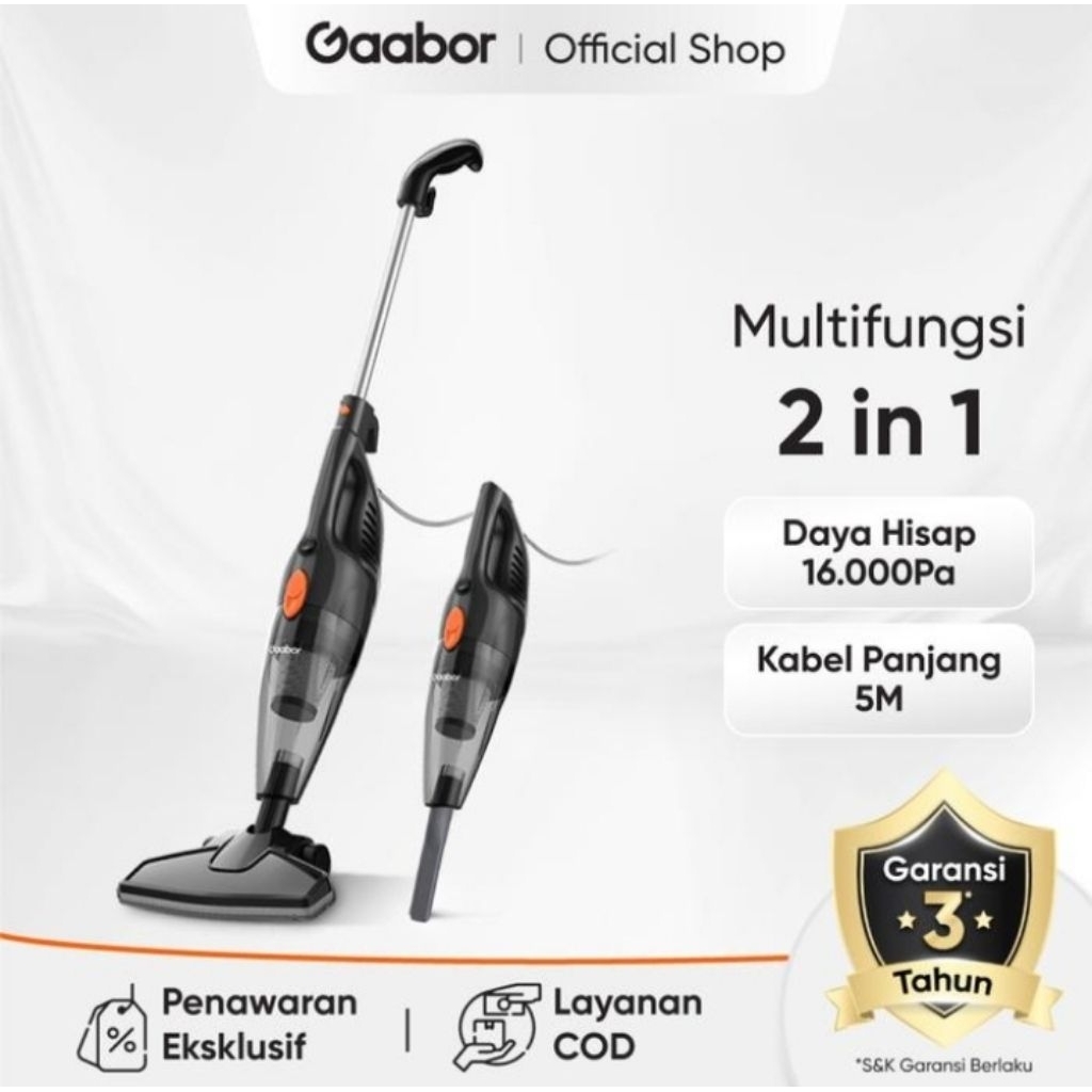Jual Gaboor GVCW-M15A 2in1 Vacuum Cleaner | Shopee Indonesia