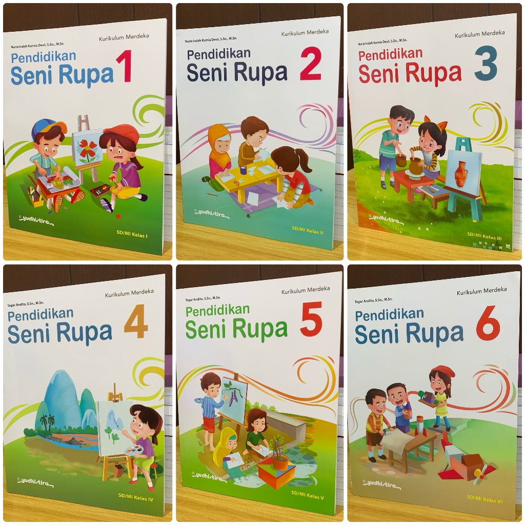 Jual Seni Rupa Kelas 1 2 3 4 5 6 SD/MI Penerbit Yudhistira Kurikulum Merdeka | Shopee Indonesia