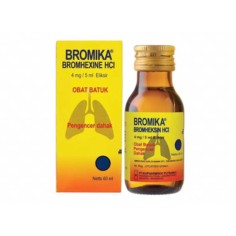 Jual Bromika Bromhexine HCI 60ml - Cough Syrup BPOM | Shopee Indonesia