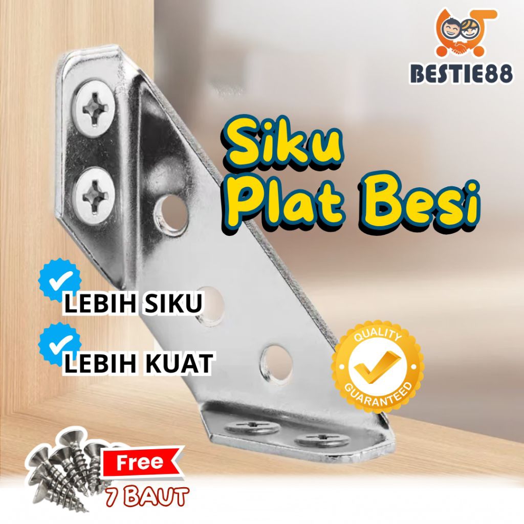 Jual Siku Plat Besi Bingkai Segitiga Plat Siku Besi Ambalan Siku Rak ...