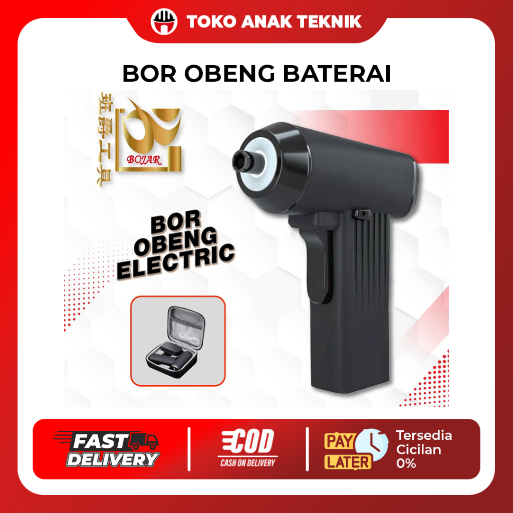 Jual Bor Obeng Listrik Bojar Electric Screwdriver Portable Bor Listrik ...