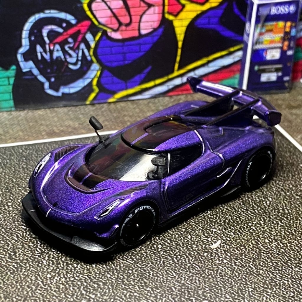 Jual Hotwheels Custom Koenigsegg Jesko 2020 Purple/Ungu. | Shopee Indonesia