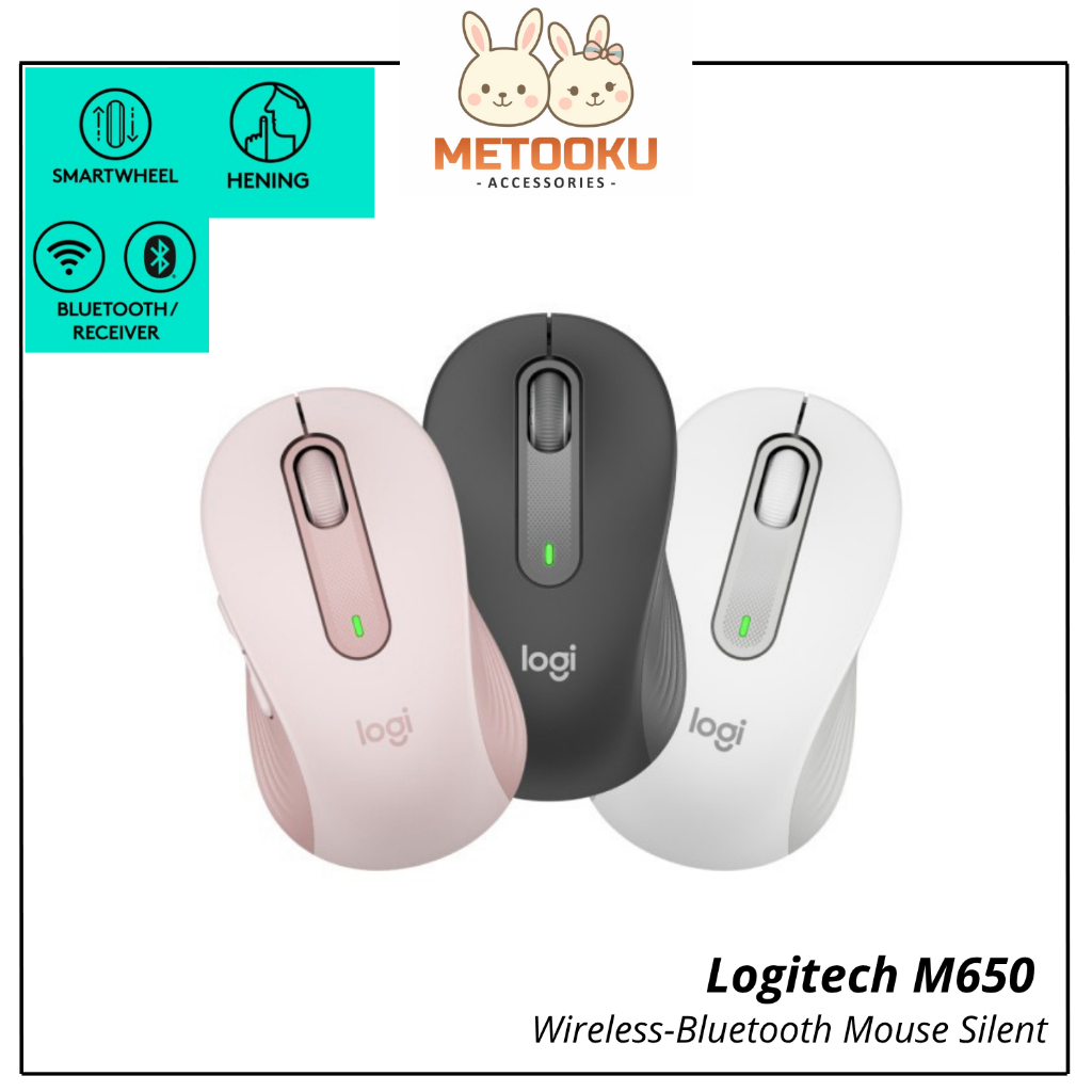 Jual Logitech M650 Signature Silent Mouse Wireless Bluetooth | Shopee ...