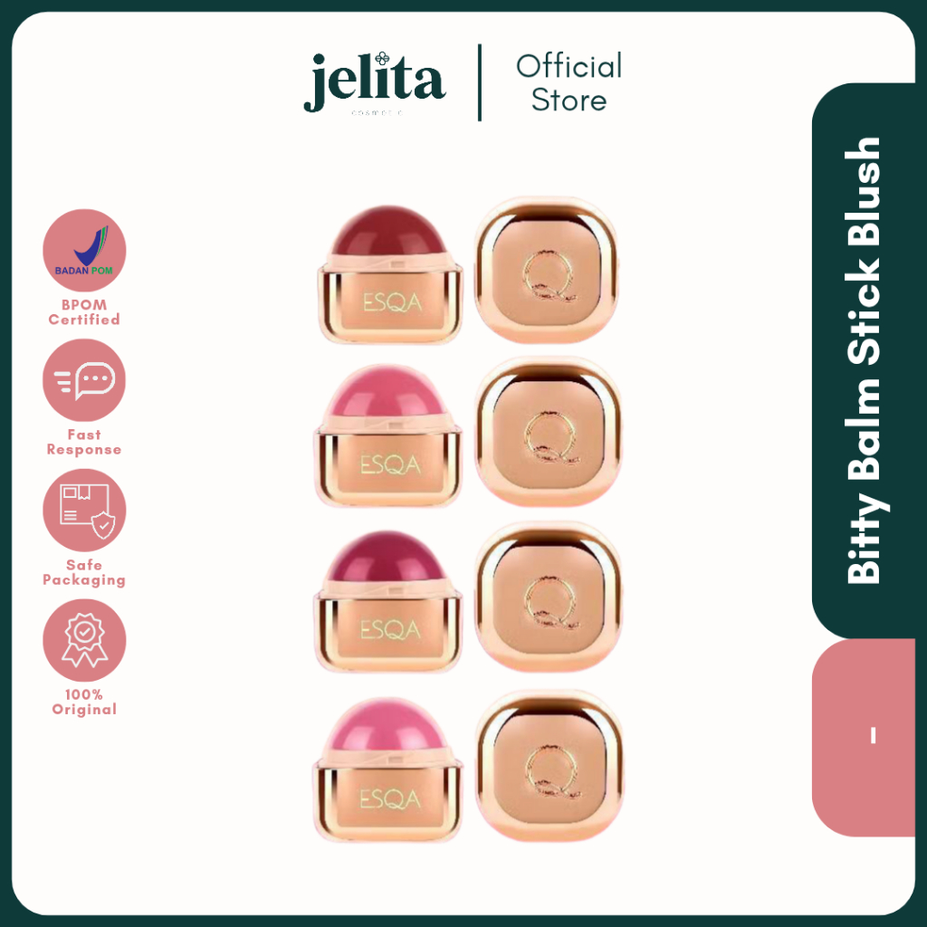 Jual Jelita Cosmetic - ESQA Bitty Balm Stick Blush | Shopee Indonesia