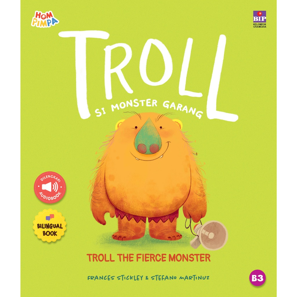 Jual Buku Hom Troll Si Monster Garang - Frances Stickley | Shopee Indonesia