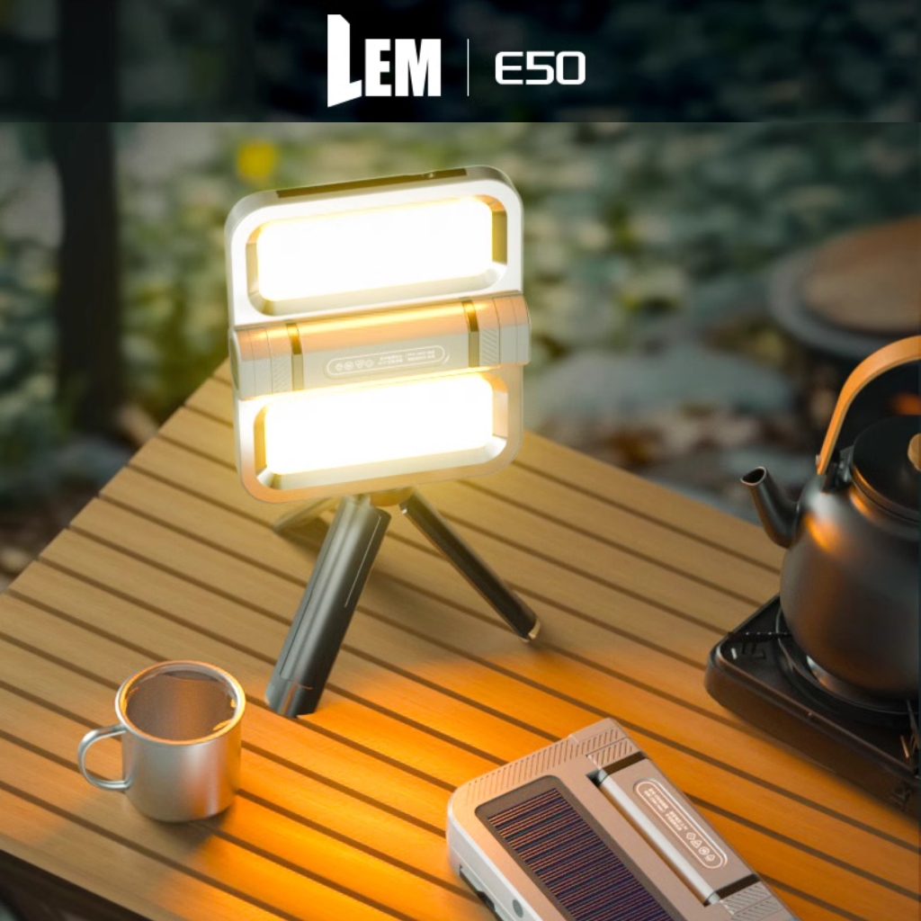 Jual LEM HEIYU E50 Multi-Function Rechargeable Camping Light EDC Senter ...