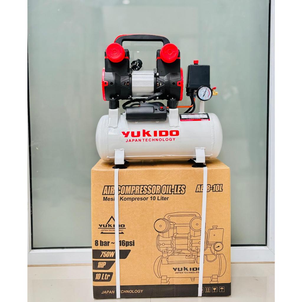 Jual Mesin kompresor Silent Oiless tanpa Oli 500w 10L DAN 8L YUKIDO ...