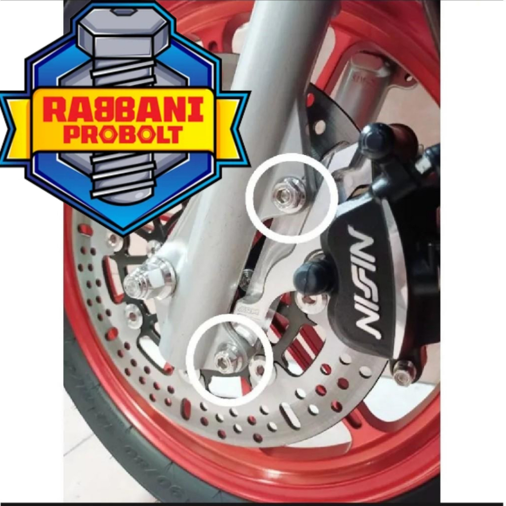 Jual Baut Probolt Breket Kaliper Honda Beat Vario 110 125 150 Scoopy Ori HENG Stainless Thailand ...