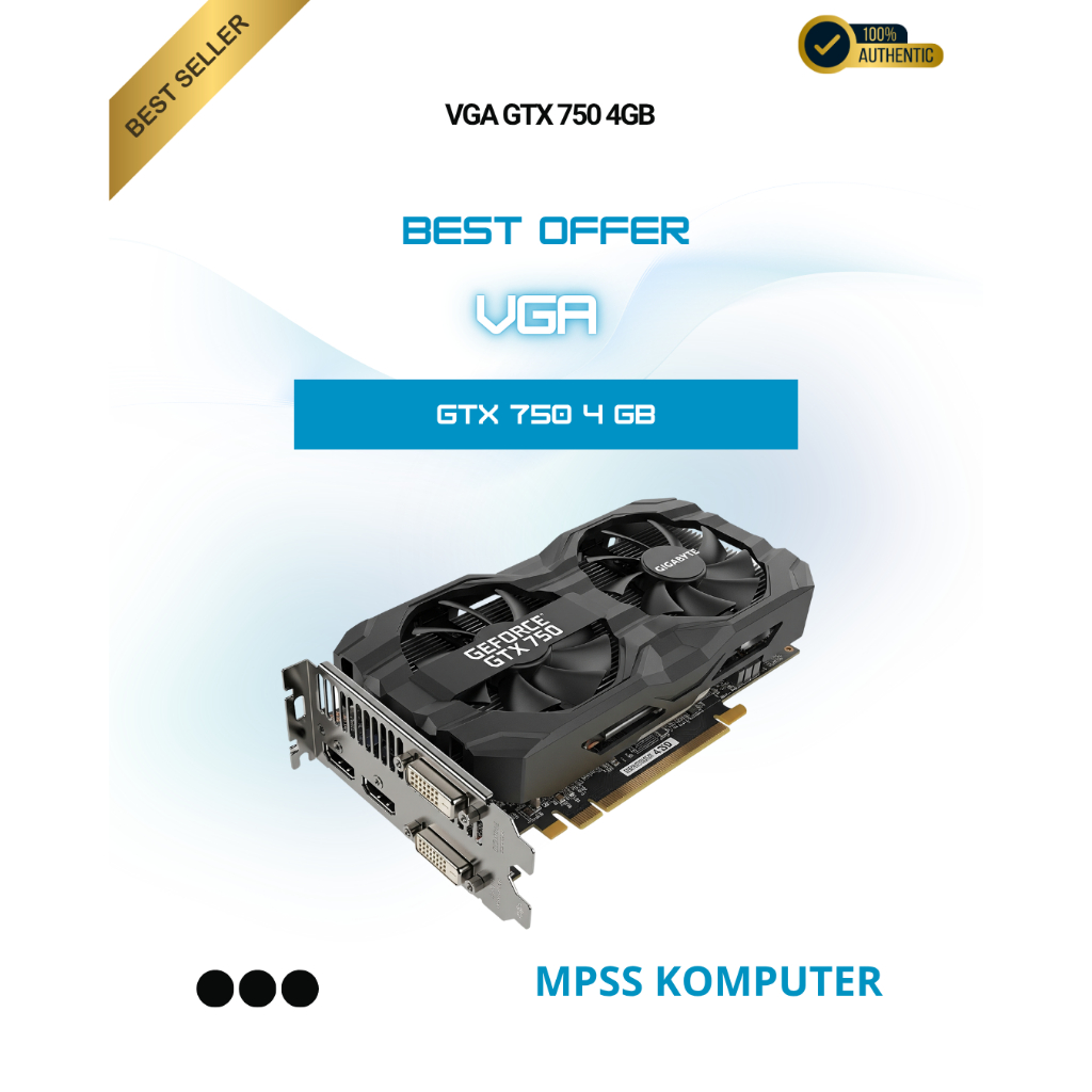 Jual VGA GTX 750 4 GB NEW PC KOMPUTER | Shopee Indonesia