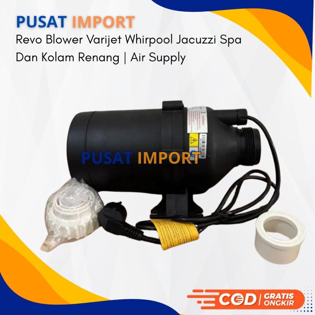 Jual Revo Blower Varijet Whirpool Jacuzzi Spa Dan Kolam Renang | Air Supply | Shopee Indonesia