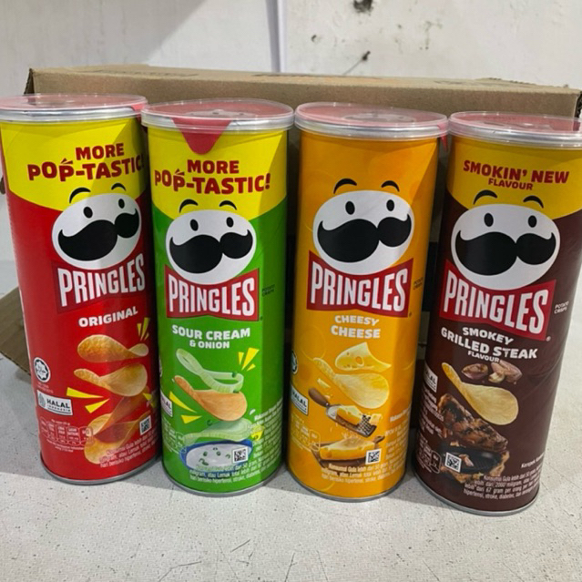 Jual Pringles besar 102gr x 12pcs (1 karton) | Shopee Indonesia