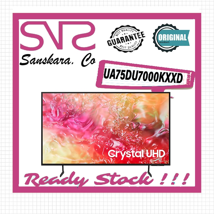 Jual SAMSUNG UA75DU7000KXXD 75 Inch Crystal UHD Smart UA75DU7000 ...