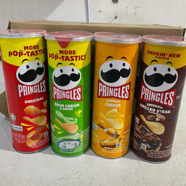 Jual Pringles Potato chips keripik kentang 102gr | Shopee Indonesia
