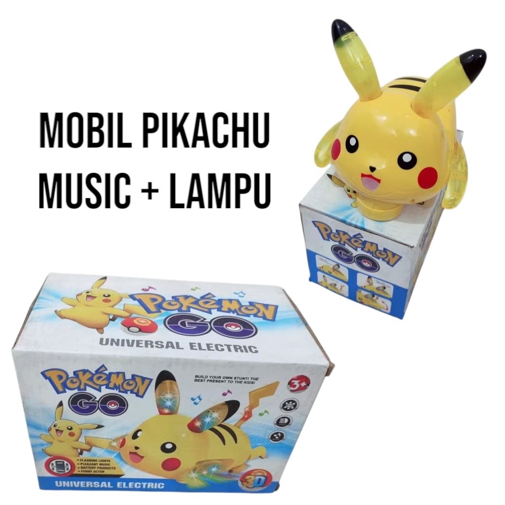 Jual MAINAN ANAK MOBIL PIKACHU TERMURAH / MAINAN ANAK MOBIL BISA NYALA ...