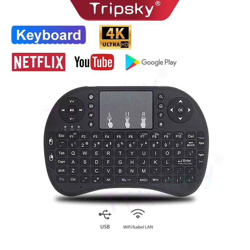 Jual Tripsky Tv Box Remote MXQ Keyboard Wireless MX3 Air Remote Q6 For ...