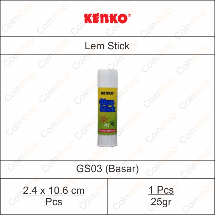 Jual Kenko GS03 Lem Stik Glue Stick Besar 25gr Per Pcs | Shopee Indonesia