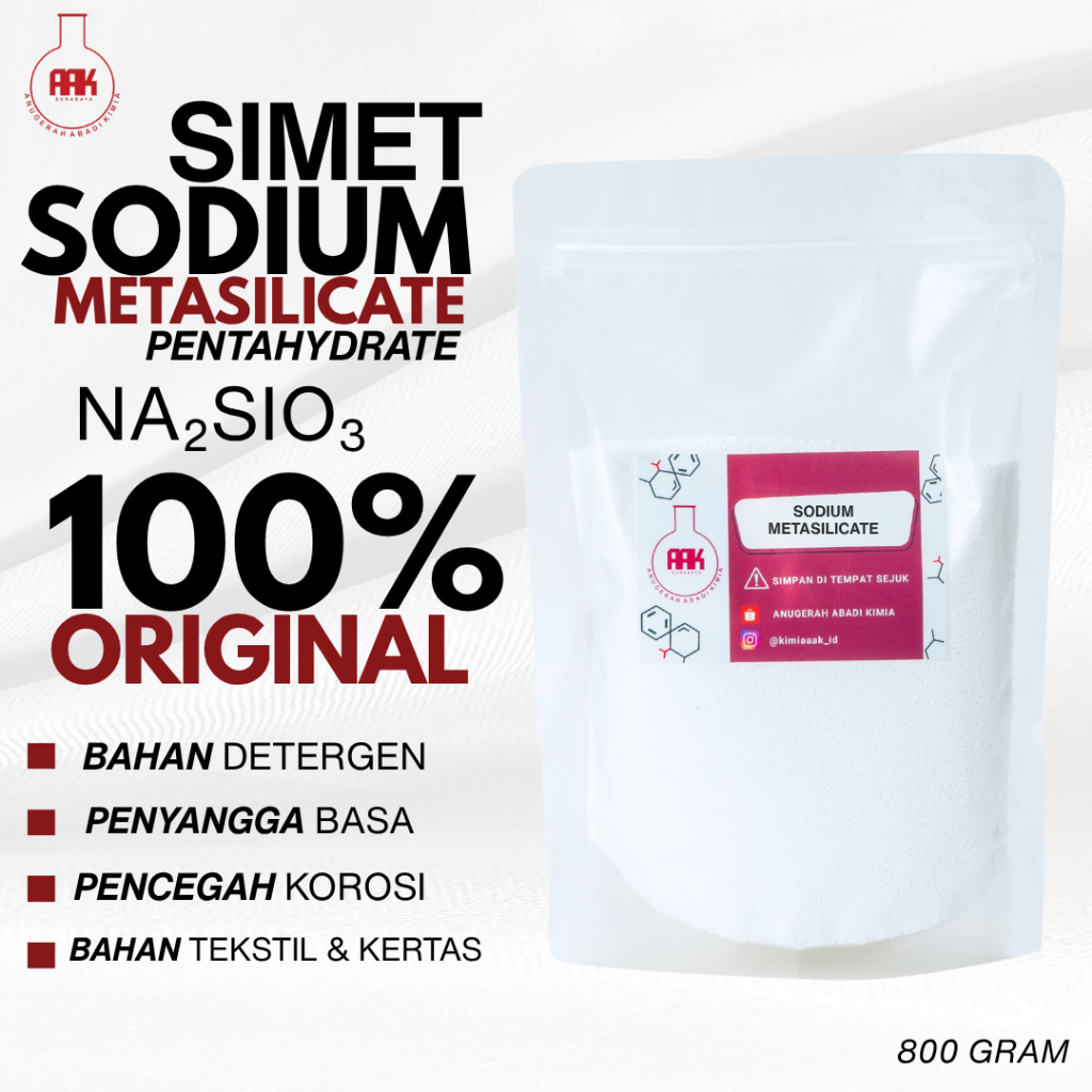 Jual Sodium Metasilicate Pentahydrate / Sodium Metasilikat / Natrium ...