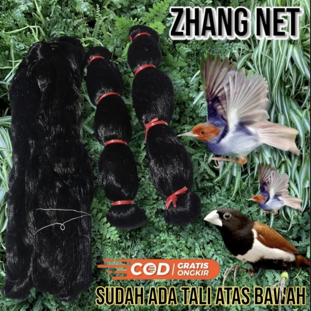Jual jaring burung siap pakai 70 meter x 4 meter untuk burung ayam ...