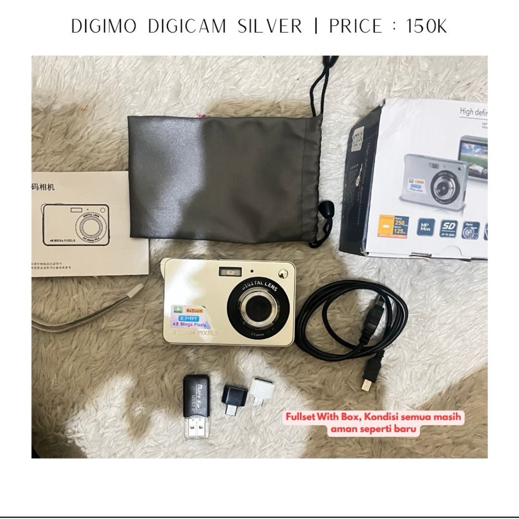 Jual Digimo Digicam Silver (Booked) | Shopee Indonesia