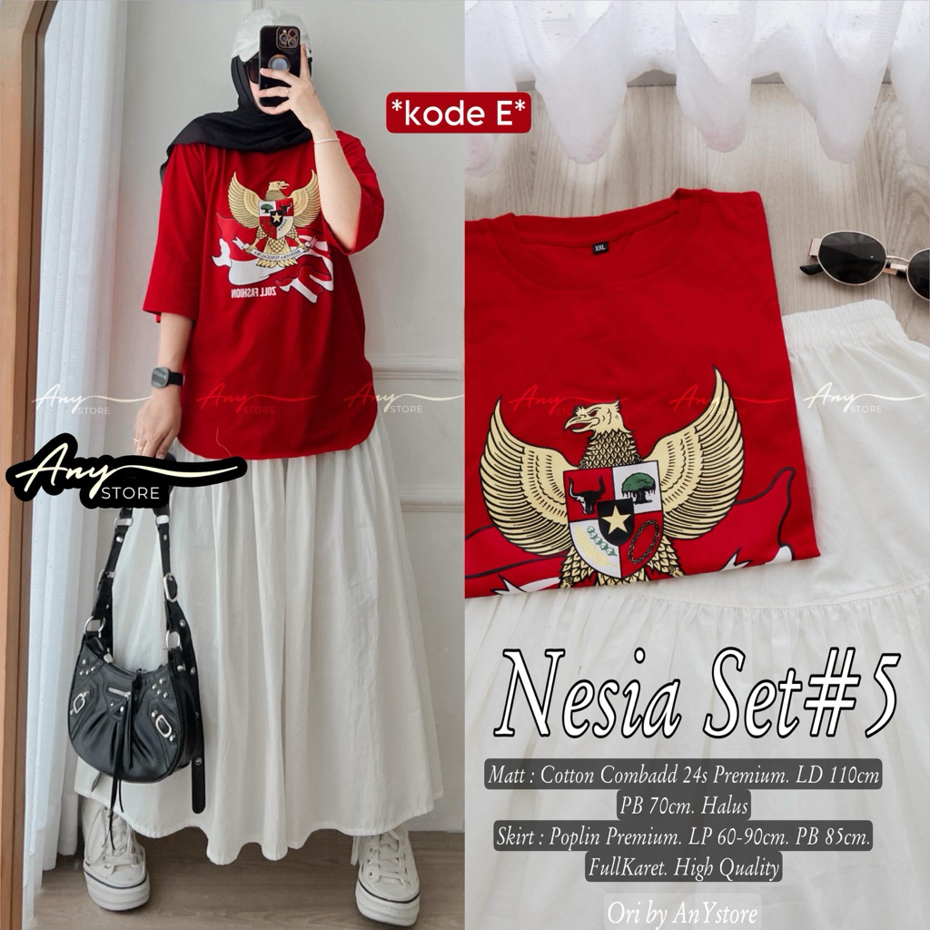 Jual [Vican] Setelan Merah Putih Agustusan Merdeka Series Set Olahraga ...