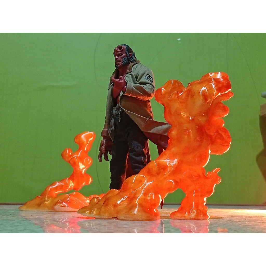 Jual Fire Smoke Effect untuk Action Figure efek Gundam Joytoy Warhammer ...