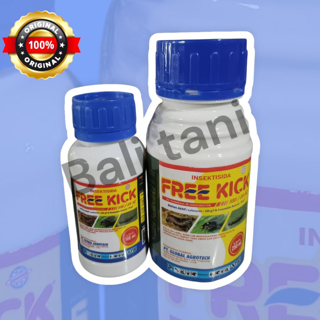 Jual FREE KICK 100/20 SC - Insektisida - efektif membunuh hama ulat dan ...