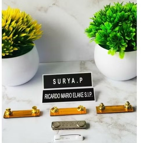 Jual SEHARI JADI LANGSUNG KIRIM_Name Tag Grafir/Ukir, PNS/POLRI/TNI ...