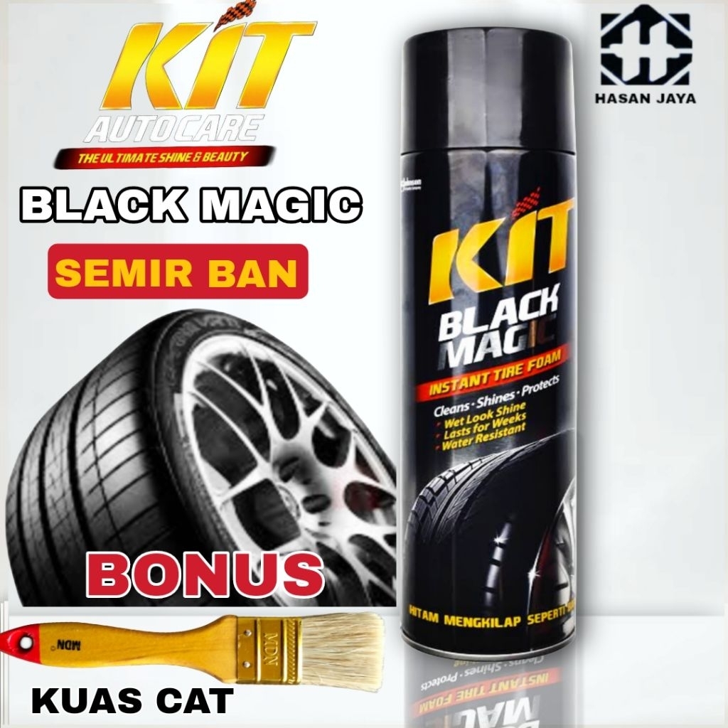 Jual Kit Black Magic 450 ml - Semir Ban Mobil Motor - Kit Black Magic ...