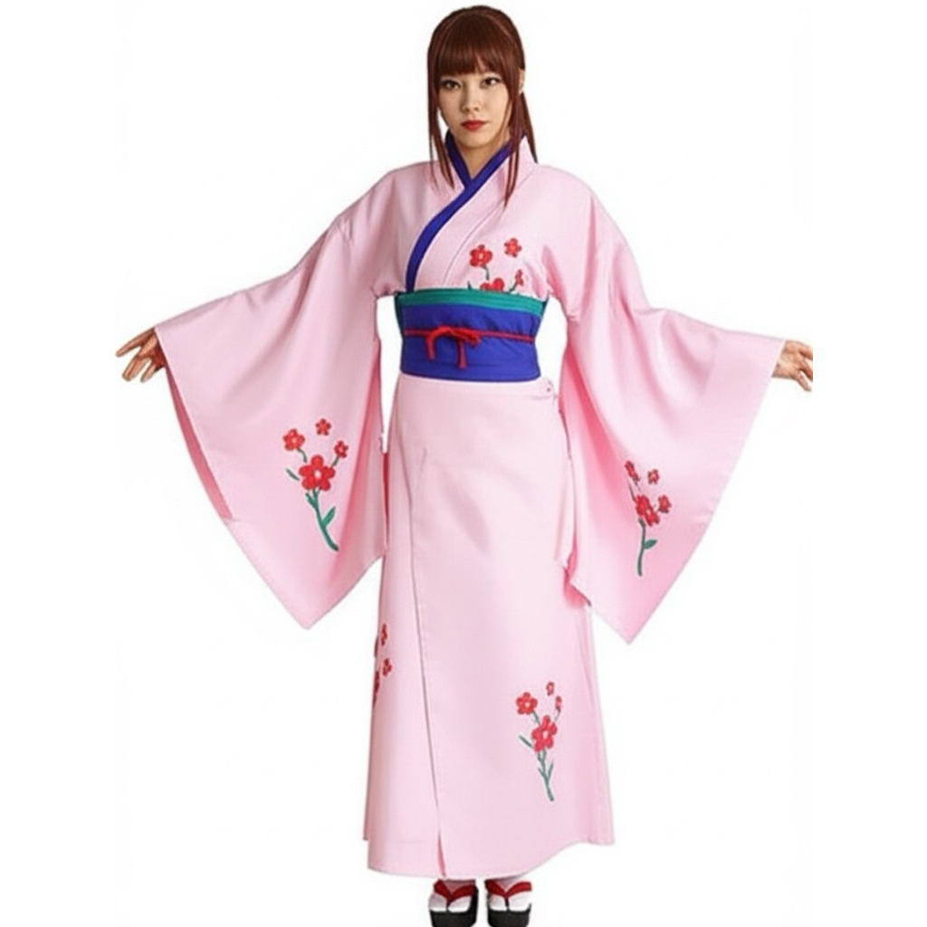 Jual [TAKESHI] GINTAMA SHIMURA TAE KIMONO YUKATA COSPLAY COSTUME KIMONO ...