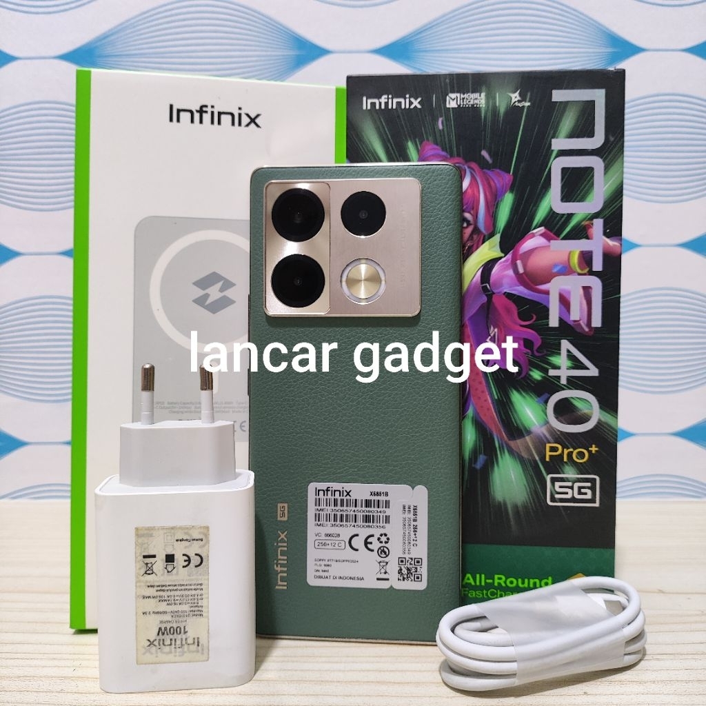 Jual INFINIX NOTE 40 PRO PLUS 5G 12/256GB SECOND FULLSET | Shopee Indonesia