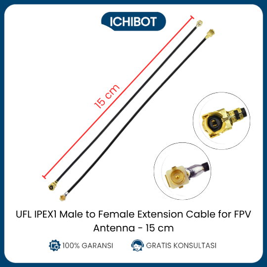 Jual Kabel UFL IPEX1 Untuk FPV Antenna - UFL IPX1 Extension Cable for ...
