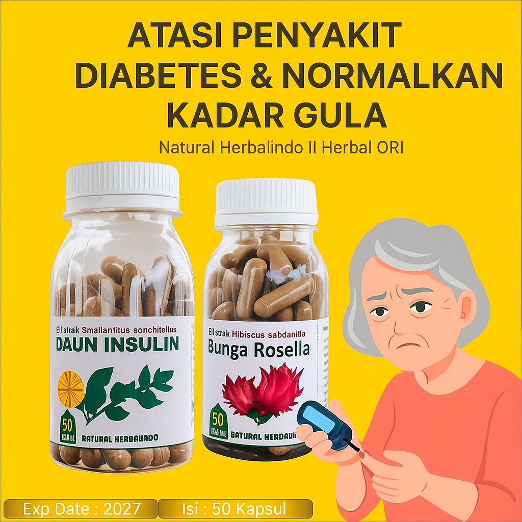 Jual obat herbal diabetes kadar gula darah daun insulin jantung koroner ...