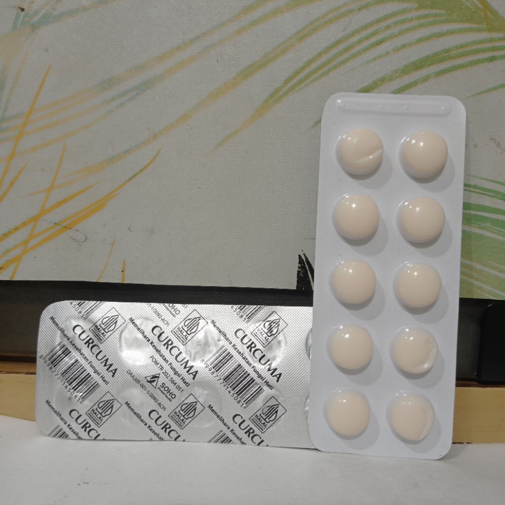 Jual CURCUMA 10 Tablet | multivitamin organ tubuh | suplemen kesehatan ...