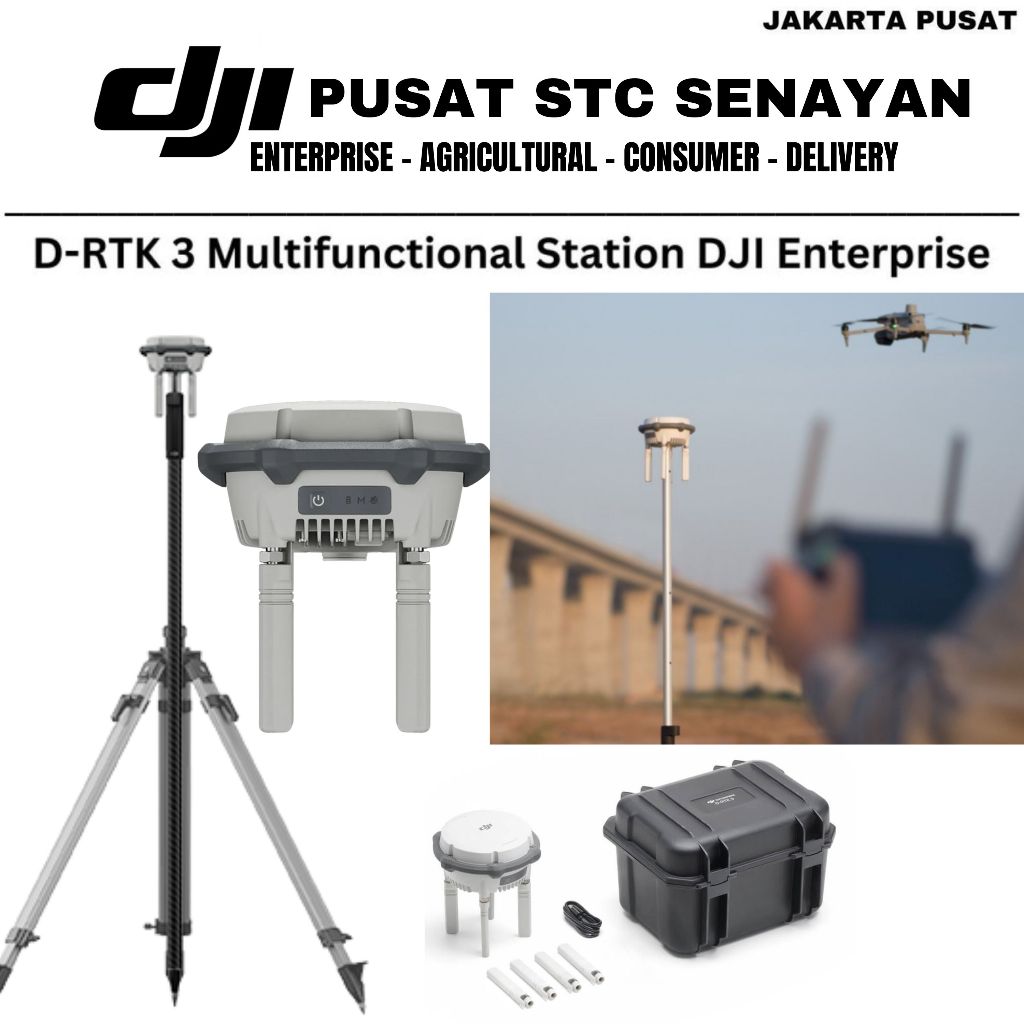 Jual DJI D-RTK 3 Multifuntional Station for DJI Matrice , DJI ...
