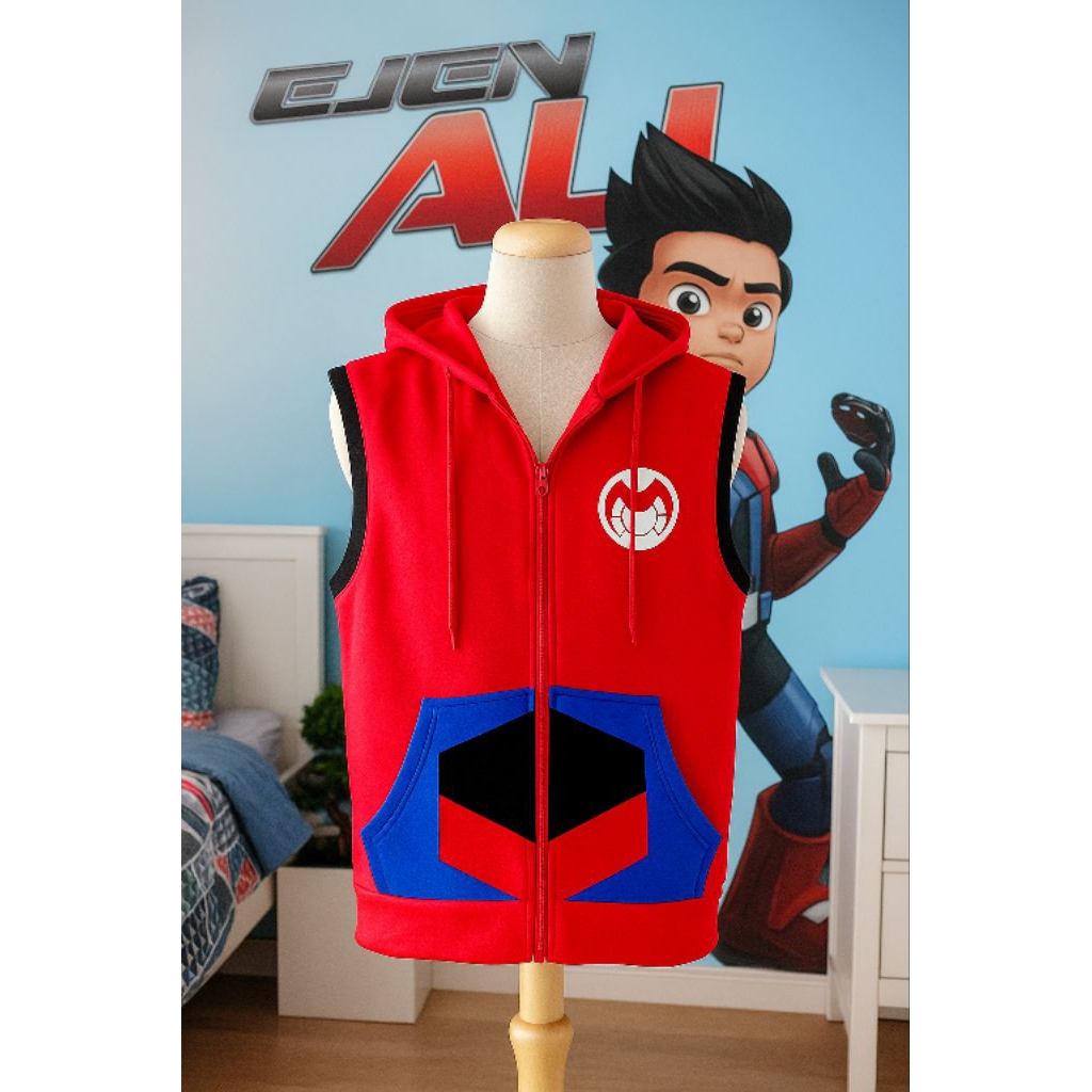 Jual Rompi Hoodie Anak Ejen Ali – Desain Keren ala Ejen Ali | Shopee ...