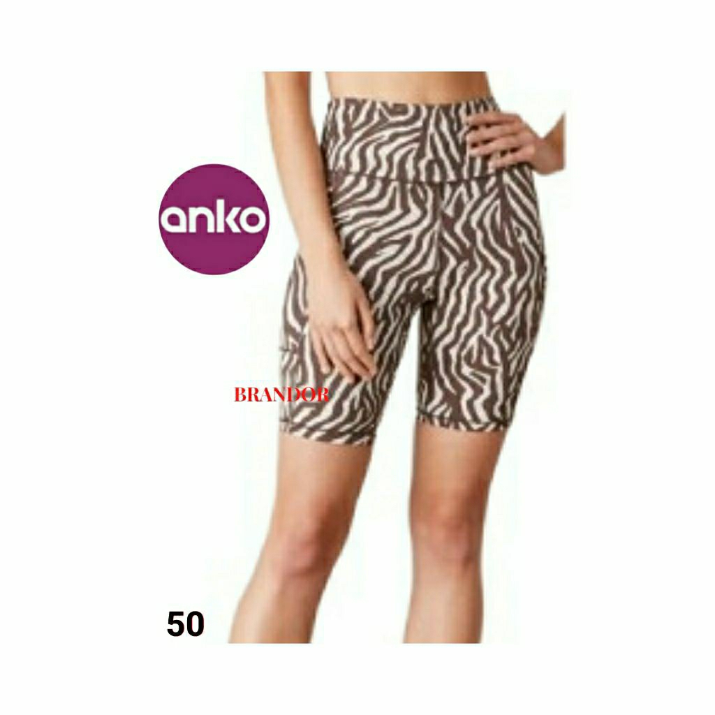 Jual Brandor - HIGH WAIST BIKER SHORTS 9" - POCKETS By ANKO ( ansh50 ...