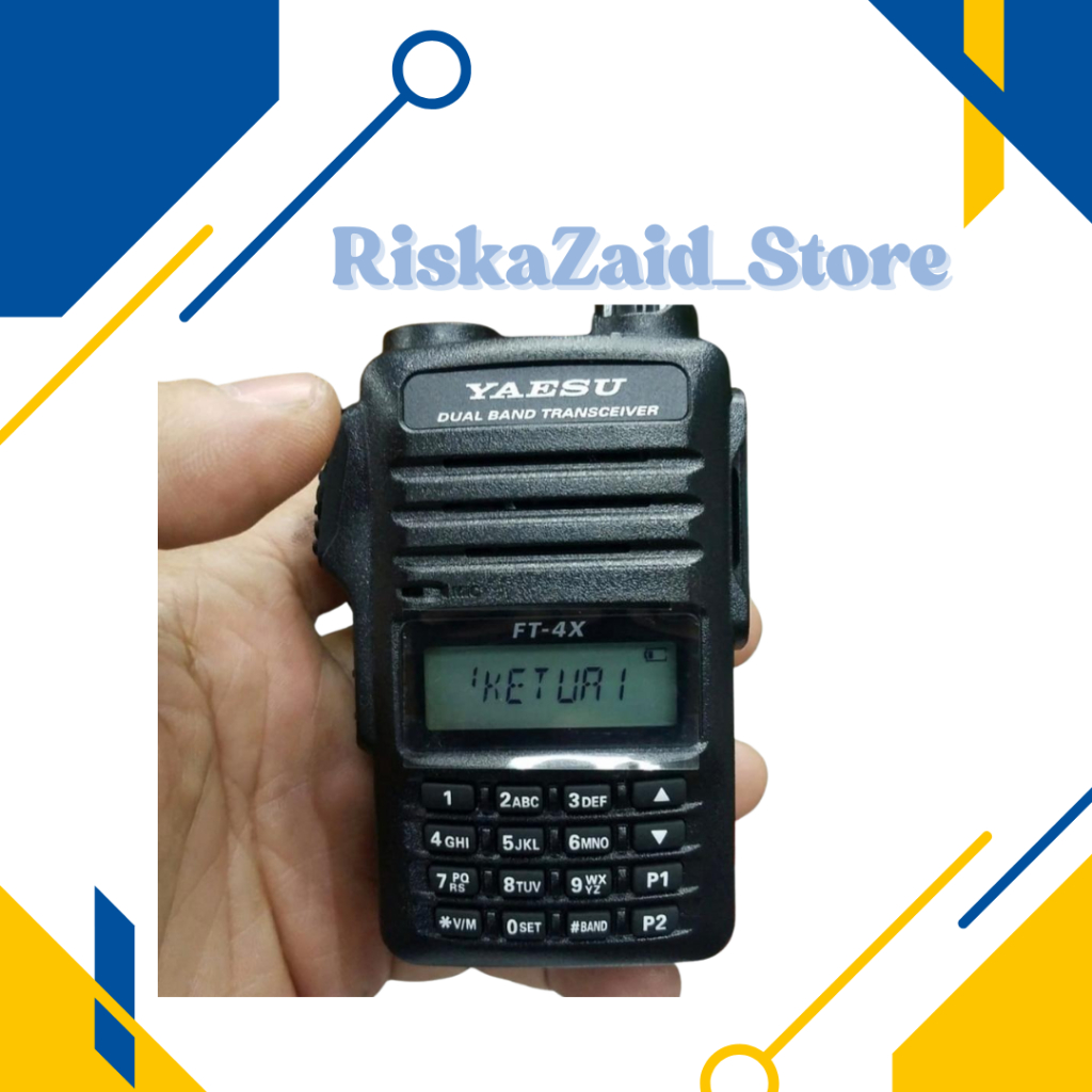 Jual HT YAESU FT-4X DUAL BAND ORI GARANSI YAESU FT 4X DUALBAND YAESU 4X | Shopee Indonesia