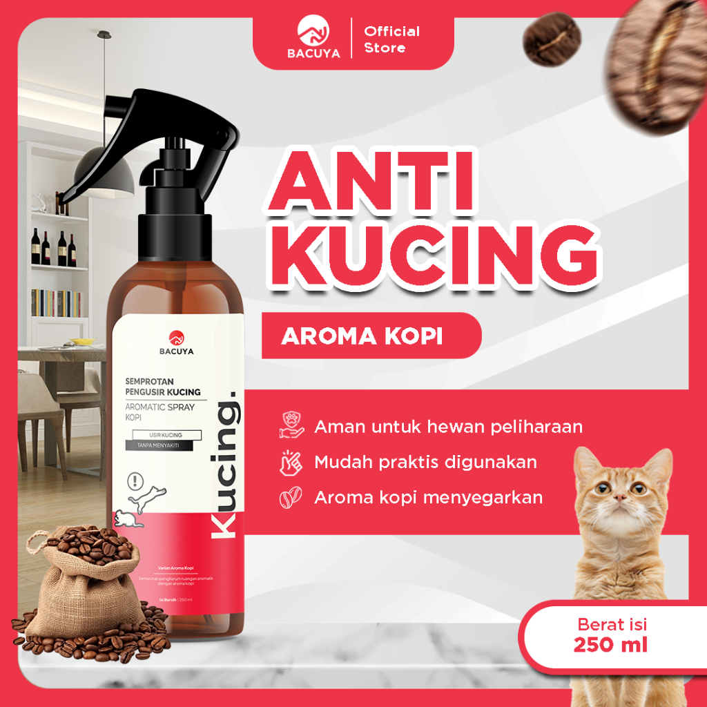 Jual BACUYA Semprotan Pengusir Kucing | Shopee Indonesia